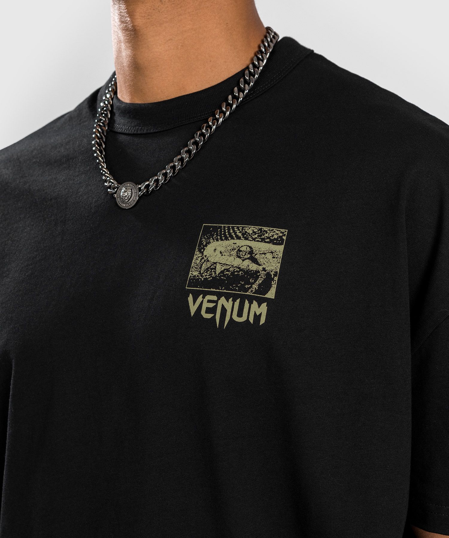 חולצת ונום שחורה - VENUM FANGS T-SHIRT OVERSIZE FIT - X-Wear